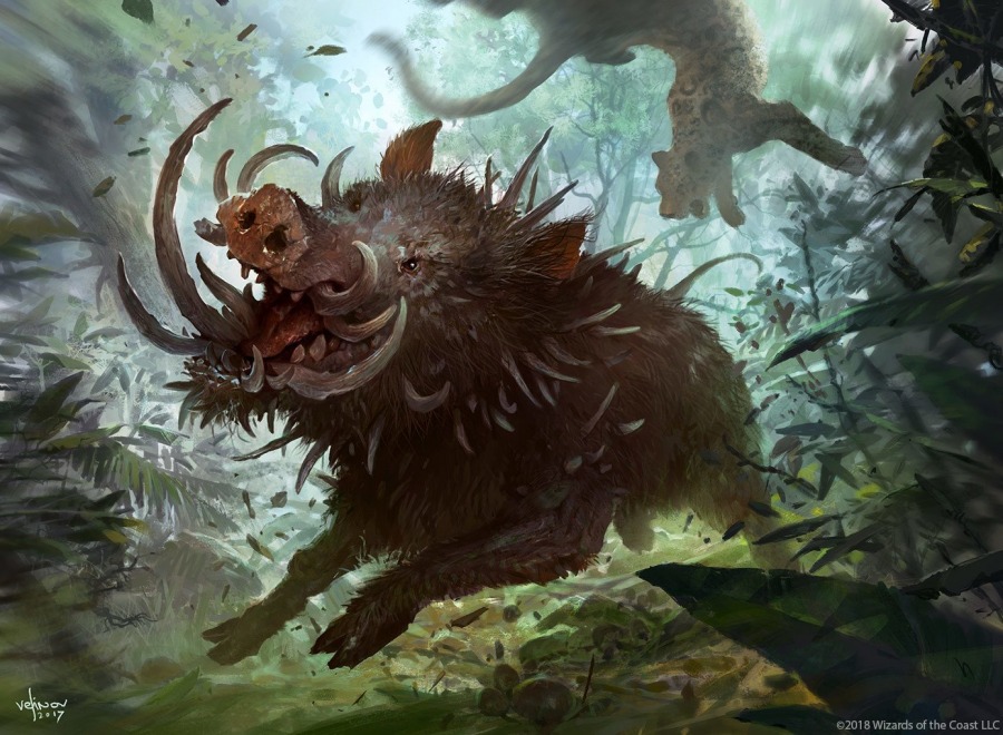 MTGNexus - Bristling Boar Art by Svetlin Velinov