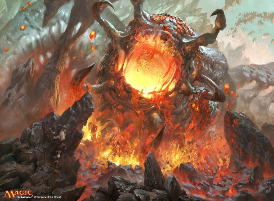 MTGNexus - Pyroclastic Hellion Art by Simon Dominic