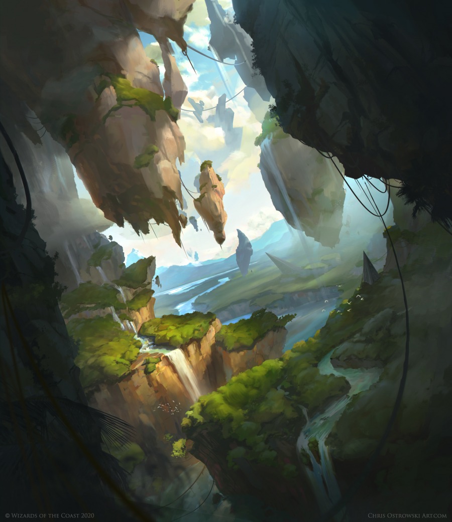MTGNexus - Copperline Gorge Art by Chris Ostrowski