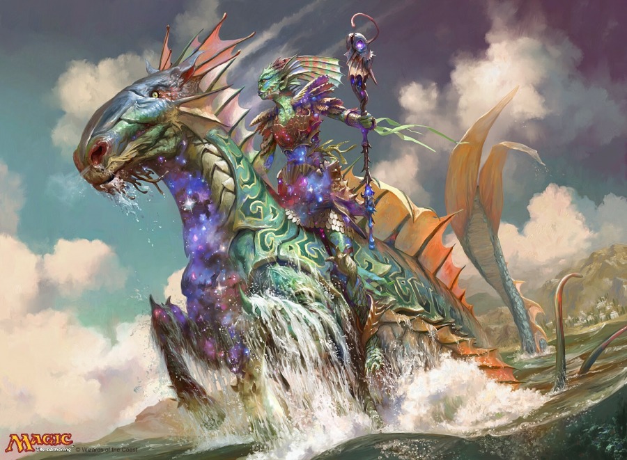 MTGNexus - Nyxborn Seaguard Art by Simon Dominic