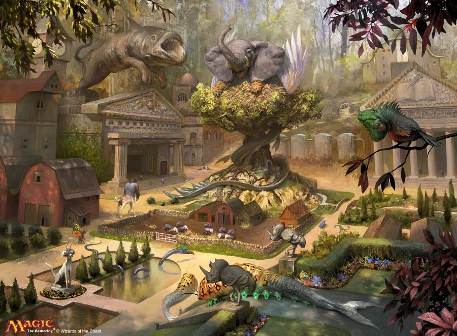 MTGNexus - Secret Base Art by Simon Dominic