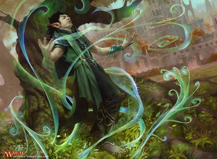 MTGNexus - Evolution Sage Art by Simon Dominic