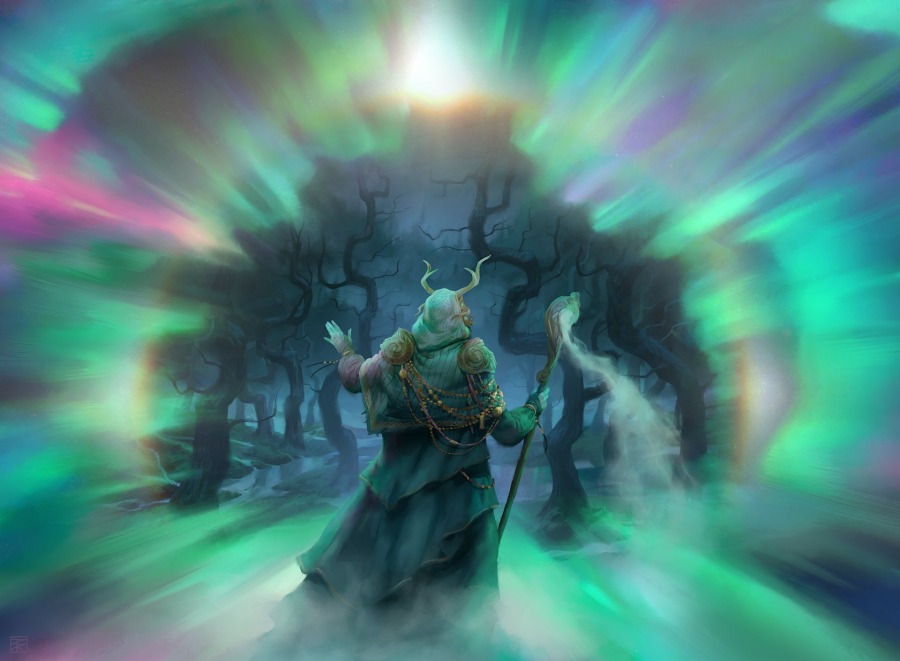 MTGNexus - Depart the Realm Art by Denman Rooke