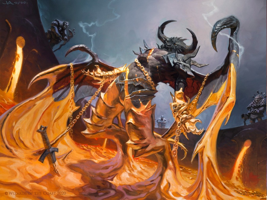 MTGNexus - Bound in Gold Art by Victor Adame Minguez