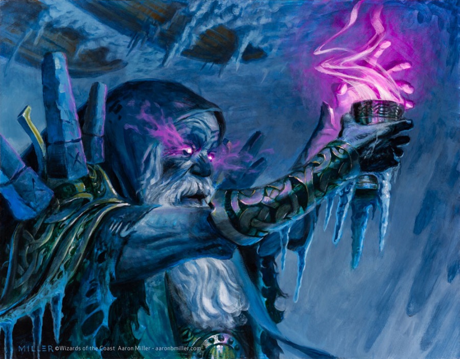 MTGNexus - Priest of the Haunted Edge Art by Aaron Miller