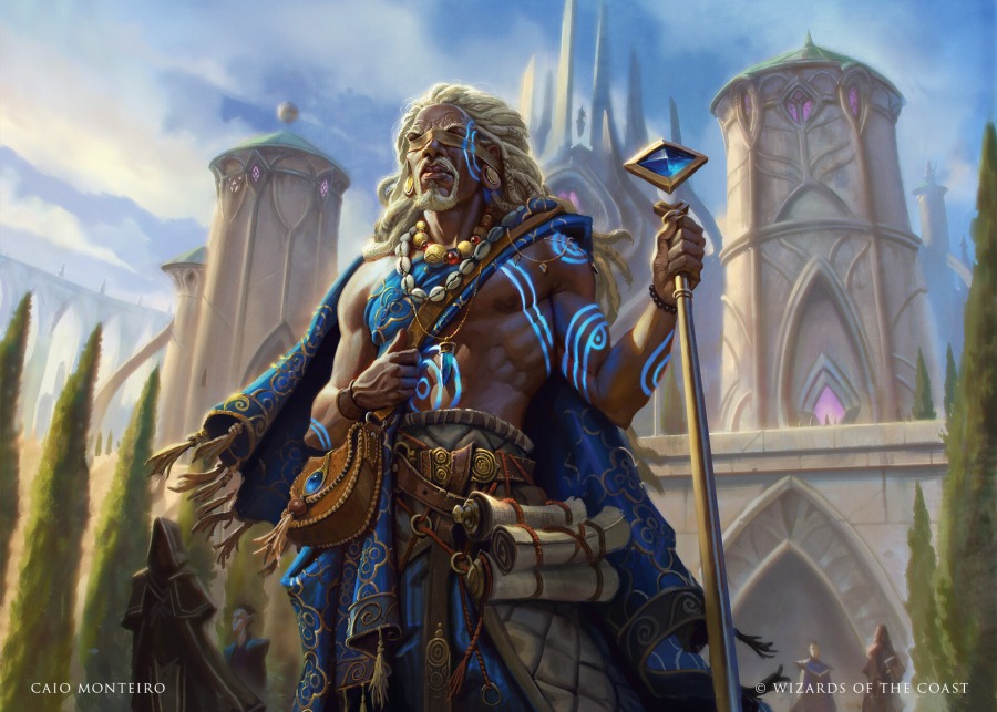 MTGNexus - Archmage Emeritus Art by Caio Monteiro