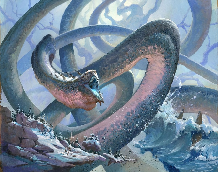 MTGNexus - Koma, Cosmos Serpent Art by Jesper Ejsing