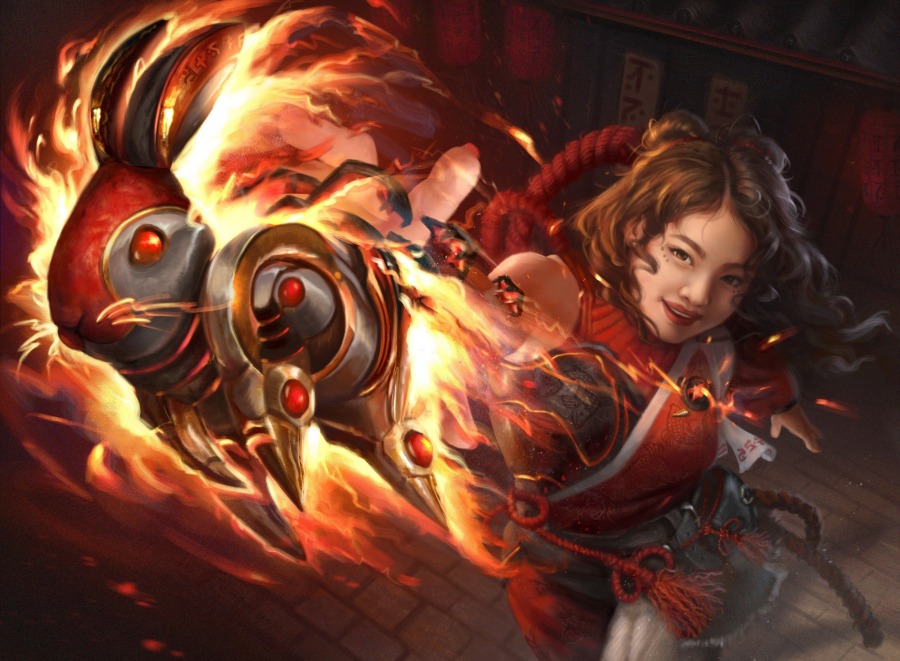Mtgnexus Rabbit Battery Art By Justyna Gil