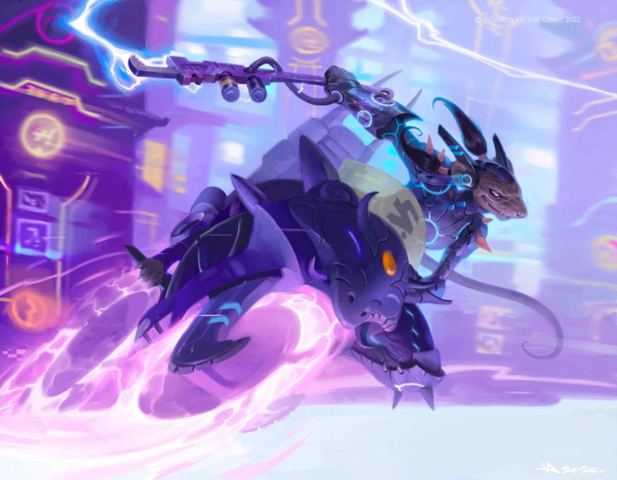 MTGNexus - Greasefang, Okiba Boss Art by Victor Adame Minguez