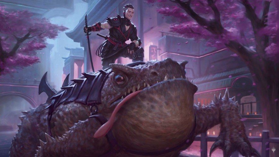 MTGNexus - Tatsunari, Toad Rider Art by Justine Cruz