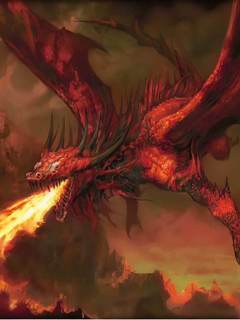 MTGNexus - Hellkite Overlord Art by Justin Sweet