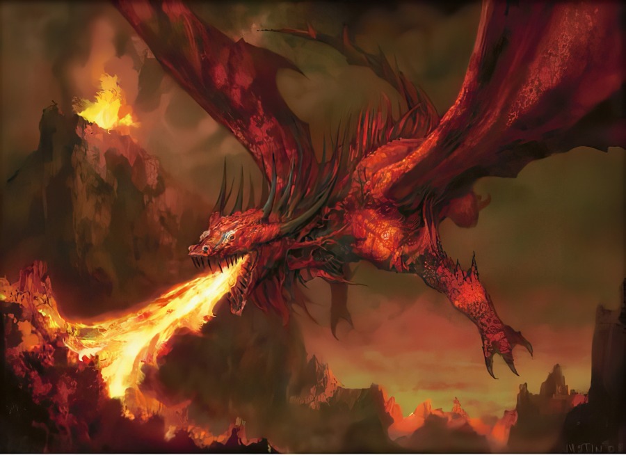 MTGNexus - Hellkite Overlord Art by Justin Sweet