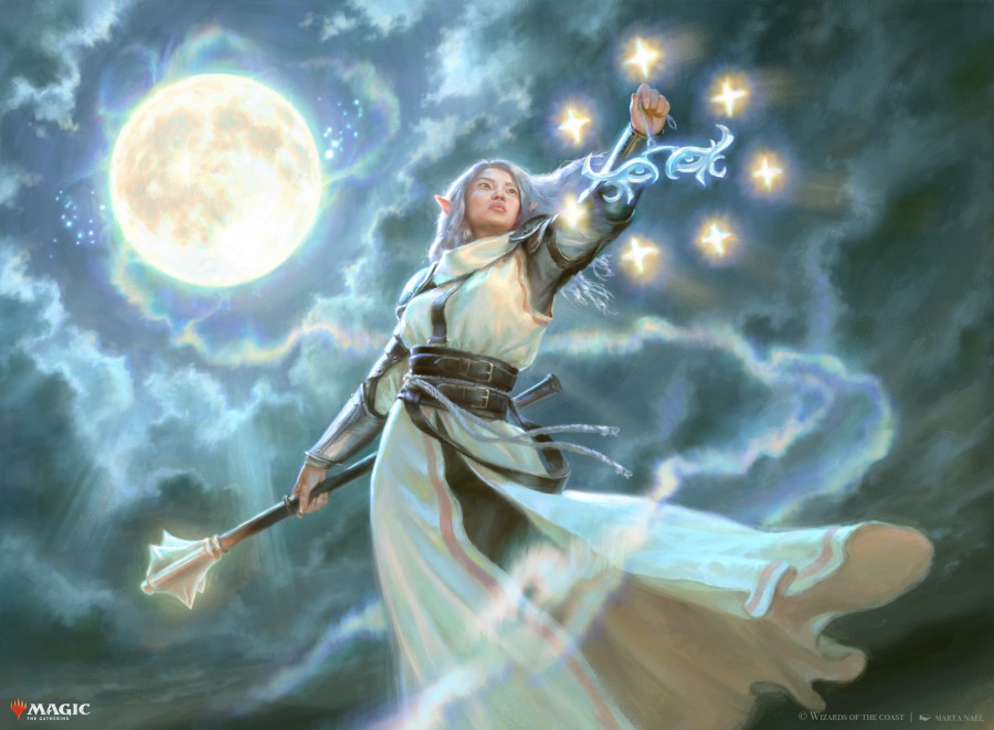 MTGNexus - Moon-Blessed Cleric Art by Marta Nael