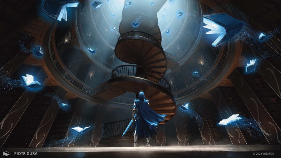 MTGNexus - Virtue of Knowledge // Vantress Visions Art by Piotr Dura
