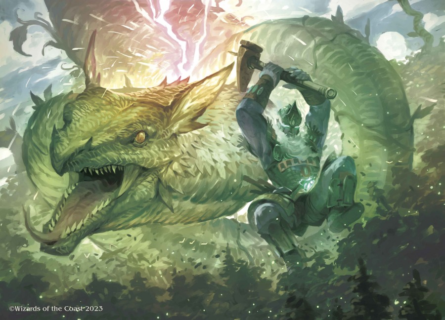 MTGNexus - Thunderous Debut Art by Aldo Dominguez
