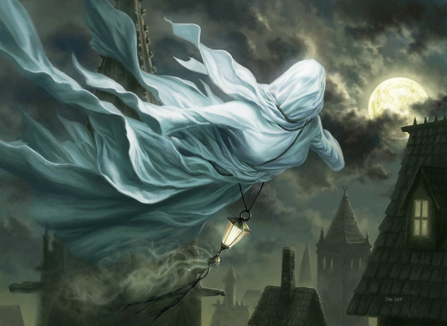 MTGNexus - Moonlight Geist Art by Dan Scott