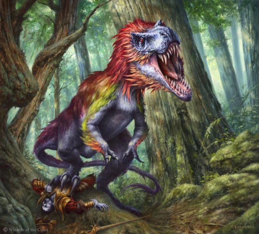 MTGNexus - Dinosaur token Art by Filip Burburan