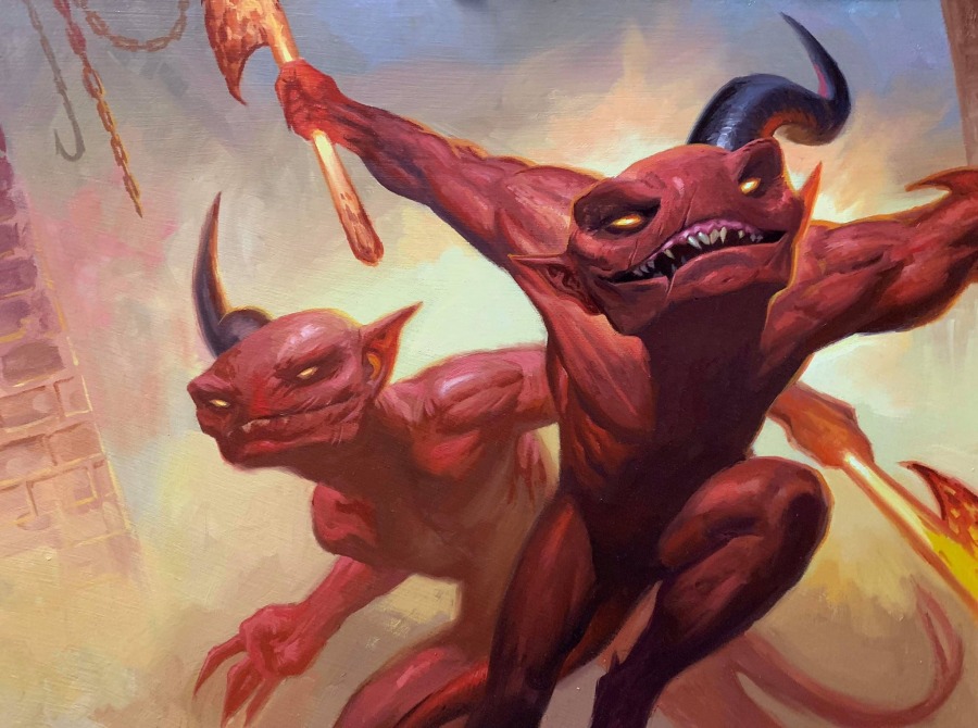 MTGNexus - Fiendish Duo Art by Lucas Graciano