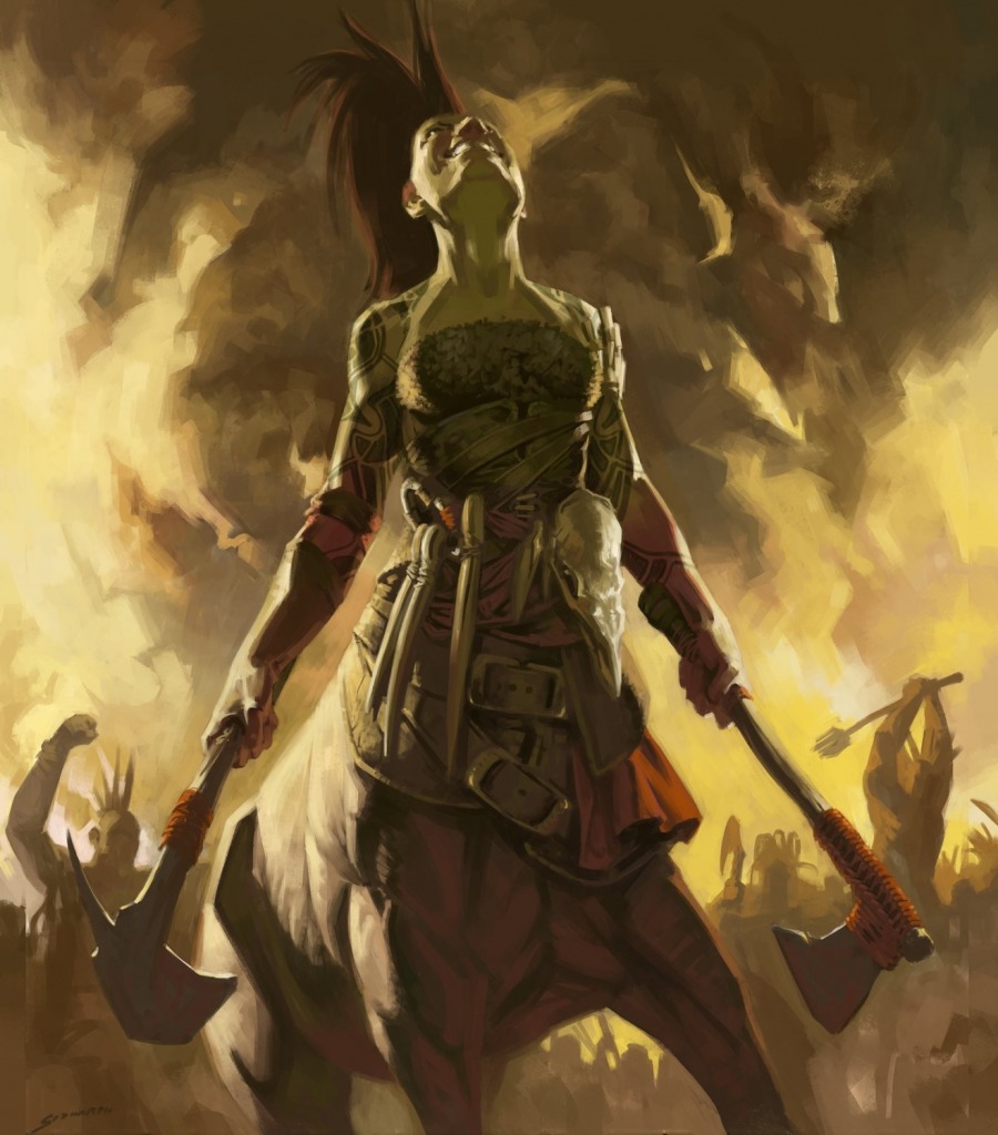 MTGNexus - Centaur token Art by Sidharth Chaturvedi