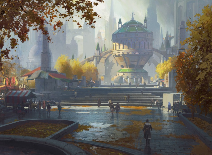 MTGNexus - Urban Utopia Art by Jedd Chevrier
