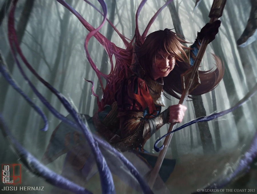 MTGNexus - Strange Augmentation Art by Josu Hernaiz