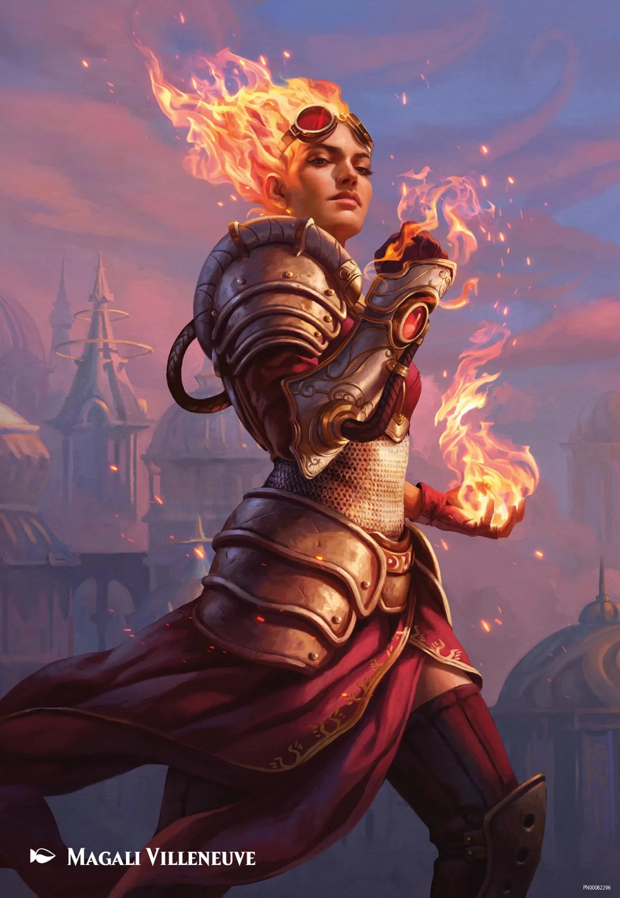 MTGNexus - Pyromancer's Gauntlet Art by Magali Villeneuve