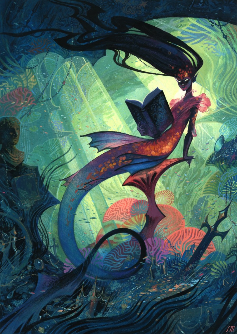 MTGNexus - Rhystic Study Art by Serena Malyon