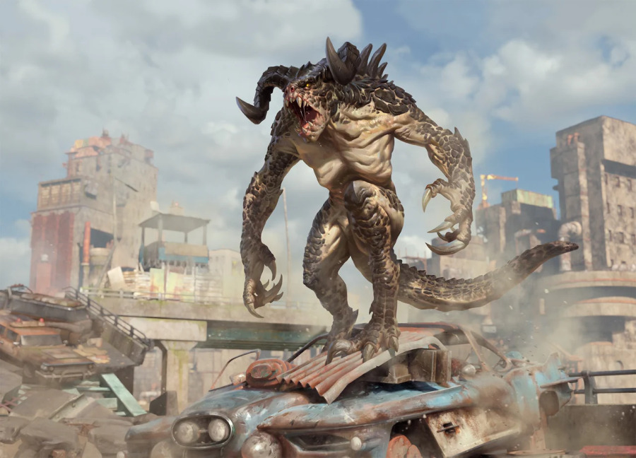 MTGNexus - Alpha Deathclaw Art by Daarken