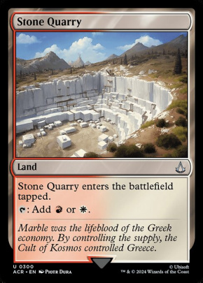 MTGNexus - Stone Quarry from Assassin's Creed