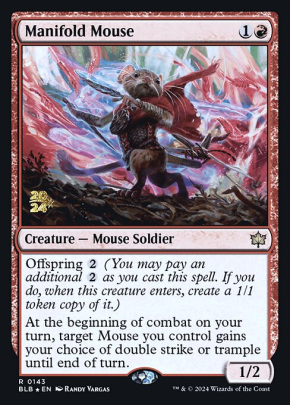 MTGNexus - Manifold Mouse from Bloomburrow Promos