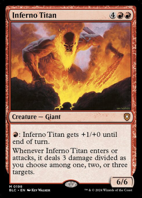 MTGNexus - Inferno Titan from Bloomburrow Commander