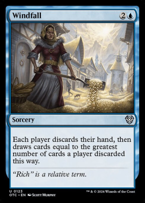 MTGNexus - Windfall from Outlaws of Thunder Junction Commander