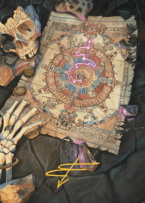 MTGNexus - Map // Map from The Lost Caverns of Ixalan Art Series