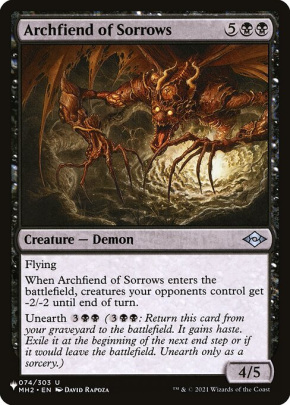 MTGNexus - Archfiend of Sorrows from Angels: They're Just Like Us but ...