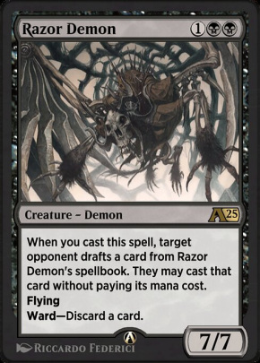 MTGNexus - Razor Demon from Alchemy: Duskmourn