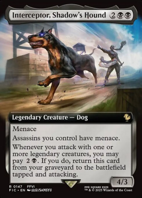 MTGNexus - Interceptor, Shadow's Hound from Final Fantasy Commander