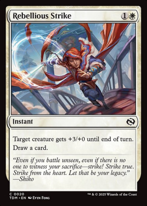 MTGNexus - Rebellious Strike from Tarkir: Dragonstorm