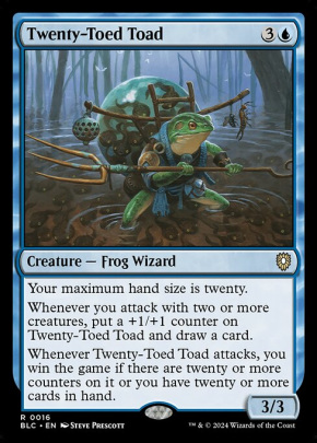 MTGNexus - Twenty-Toed Toad from Bloomburrow Commander