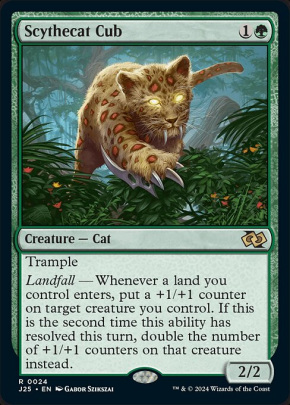 MTGNexus - Scythecat Cub from Foundations Jumpstart