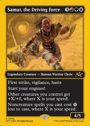 MTGNexus - Samut, the Driving Force from Aetherdrift