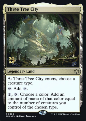 MTGNexus - Three Tree City from Bloomburrow Promos