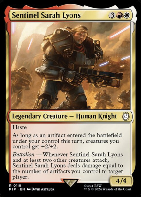 MTGNexus - Sentinel Sarah Lyons from Fallout