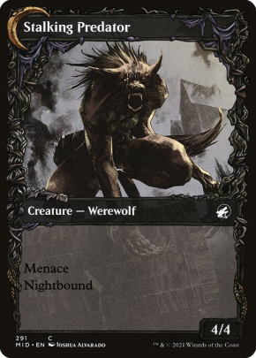 MTGNexus - Shady Traveler // Stalking Predator from Innistrad: Midnight Hunt