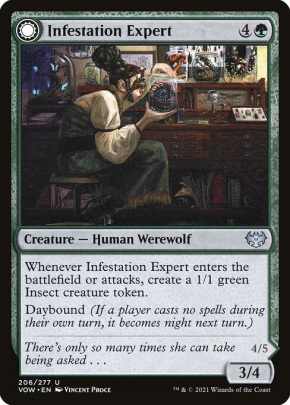 MTGNexus - Infestation Expert // Infested Werewolf from Innistrad: Crimson Vow