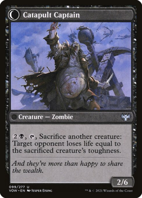 MTGNexus - Catapult Fodder // Catapult Captain from Innistrad: Crimson Vow