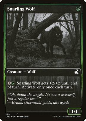MTGNexus - Snarling Wolf from Innistrad: Double Feature