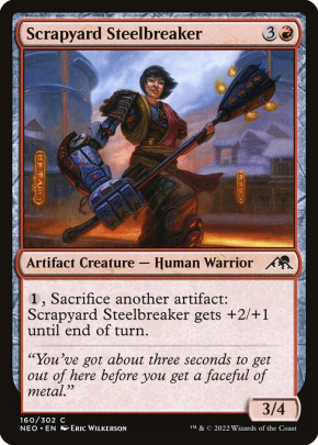 MTGNexus - Scrapyard Steelbreaker from Kamigawa: Neon Dynasty