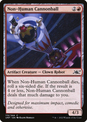 MTGNexus - Non-Human Cannonball from Unfinity