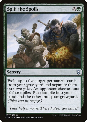 MTGNexus - Split the Spoils from Commander Legends: Battle for Baldur's Gate