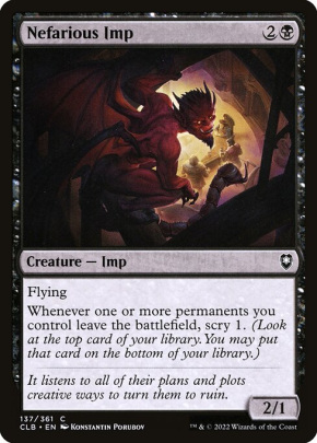 MTGNexus - Nefarious Imp from Commander Legends: Battle for Baldur's Gate